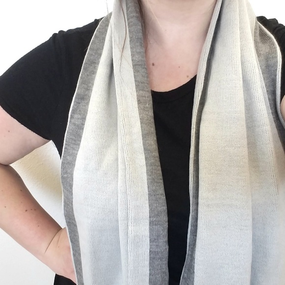 Calvin Klein | Accessories | Calvin Klein Grey Nwt Reversible Muffler ...